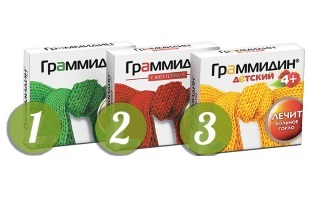 Pastile pentru o durere în gât pentru copii