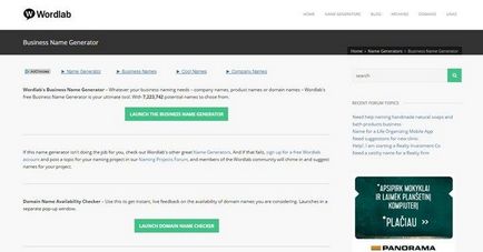 15 Generátor cég nevét a márka