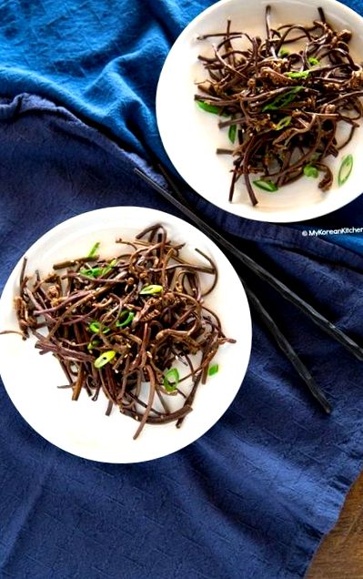 Gosari Namul (koreai Fernbrake köret) - Az én koreai konyhám