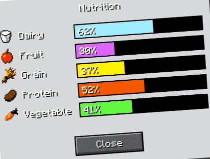 GitHub - WesCookNutrition Мод на Minecraft, който гарантира, че се ...