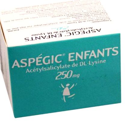 Aspégic 250 mg деца на прах 20 сашета