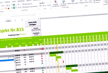 Projektterv Excel projektütemezési sablon sablon