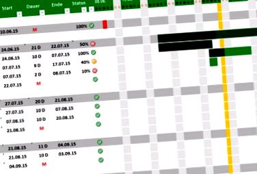 Projektterv Excel projektütemezési sablon sablon