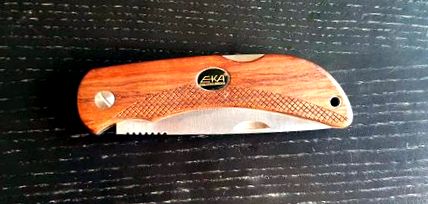 EKA Swede Messer Test 10 zsebkés; Kés élező ousuca®
