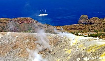 A Vulcano-sziget és a Gran Cratere - a Lipari-szigetek aktív vulkánjai
