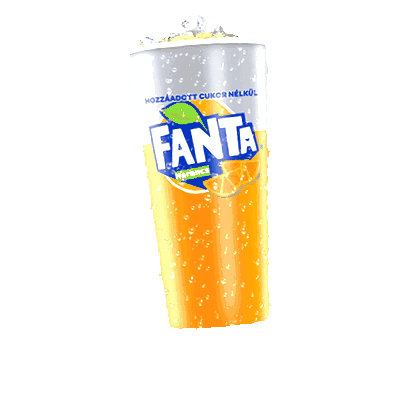 Fanta Orange Zero - McDonald; s Унгария