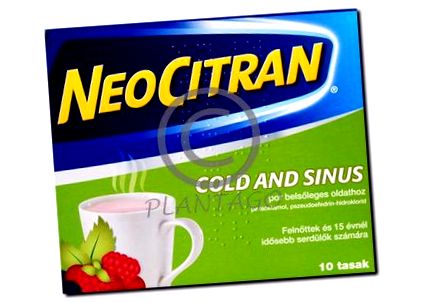 Neo Citran Cold and Sinus прах за перорален разтвор 10x - аптека Plantágó
