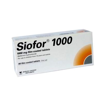 SIOFOR 1000MG CT60CPR БЕРЛИН ХИМИЯ