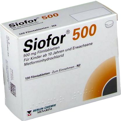 SIOFOR 500, таблети обложени со филм - Здравје