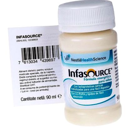 Бебешка храна NESTLE INFASOURCE X 90 ML O10759467X006231 N